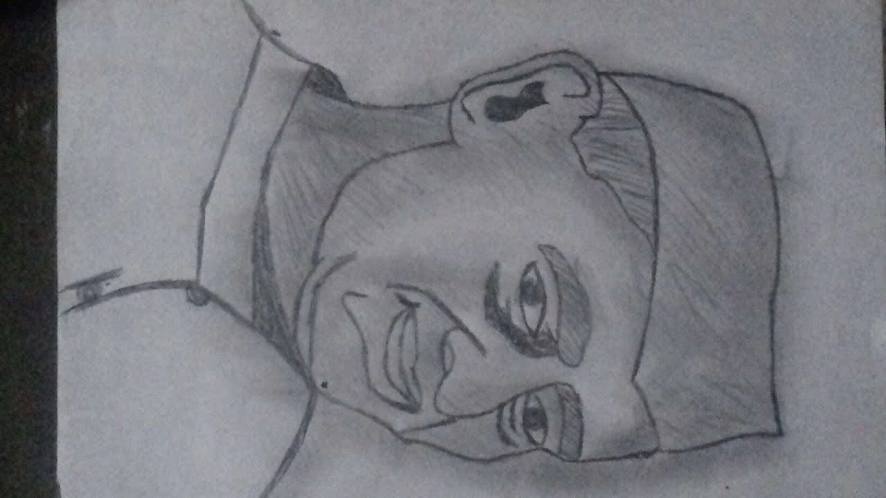 how to draw pandit Jawaharlal Nehru //how to draw Nehru chacha ...