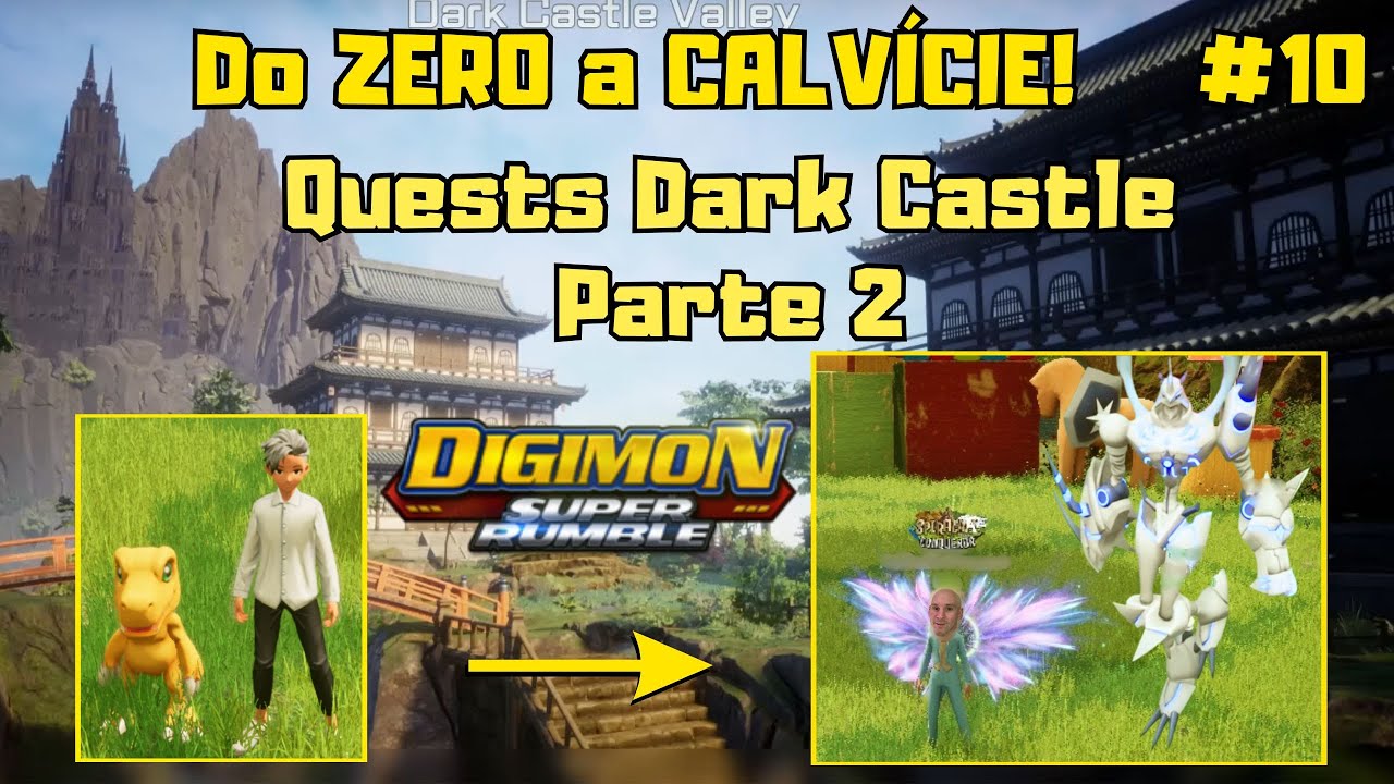 Dark Castle Valley parte 2 - Do Zero a Calvície #10 - Digimon Super ...