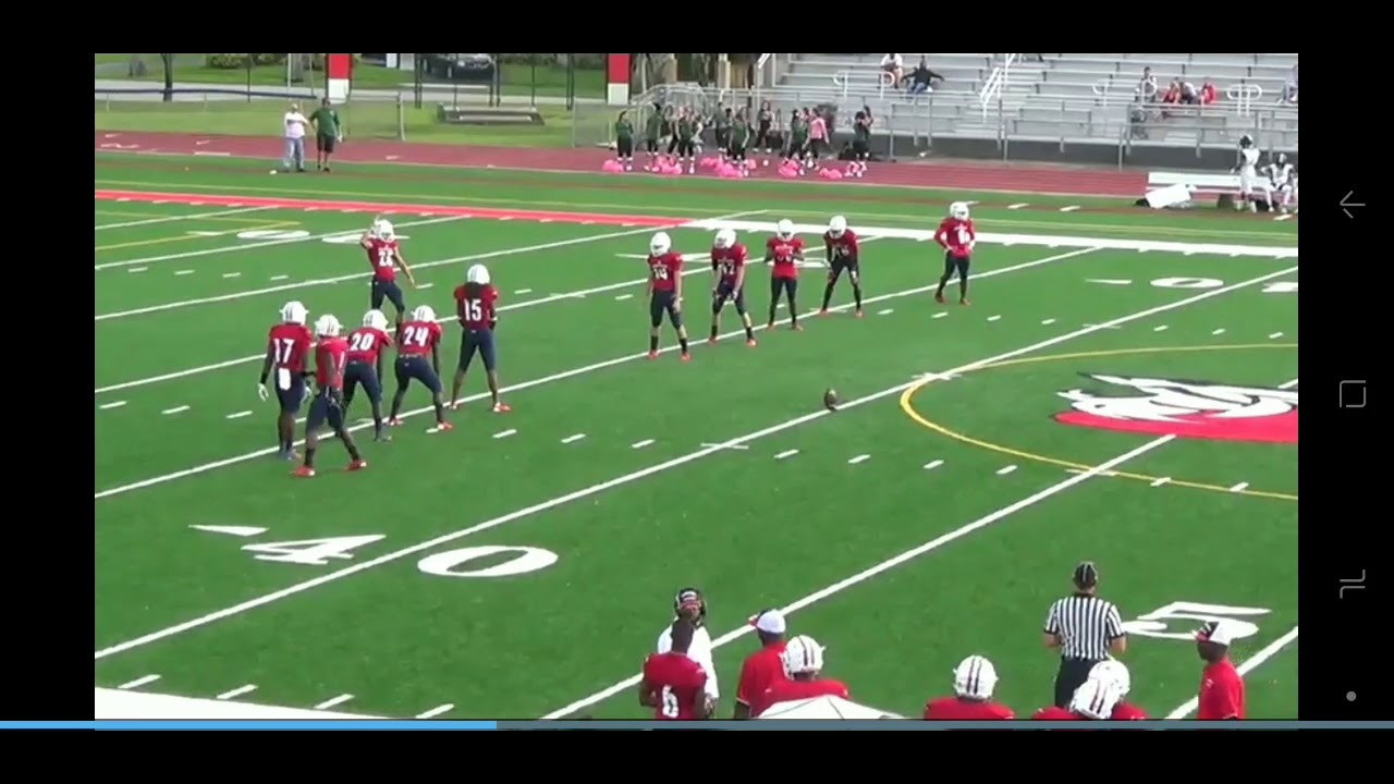 Danny Longman Kickoff Vs Flanagan 2017 - YouTube