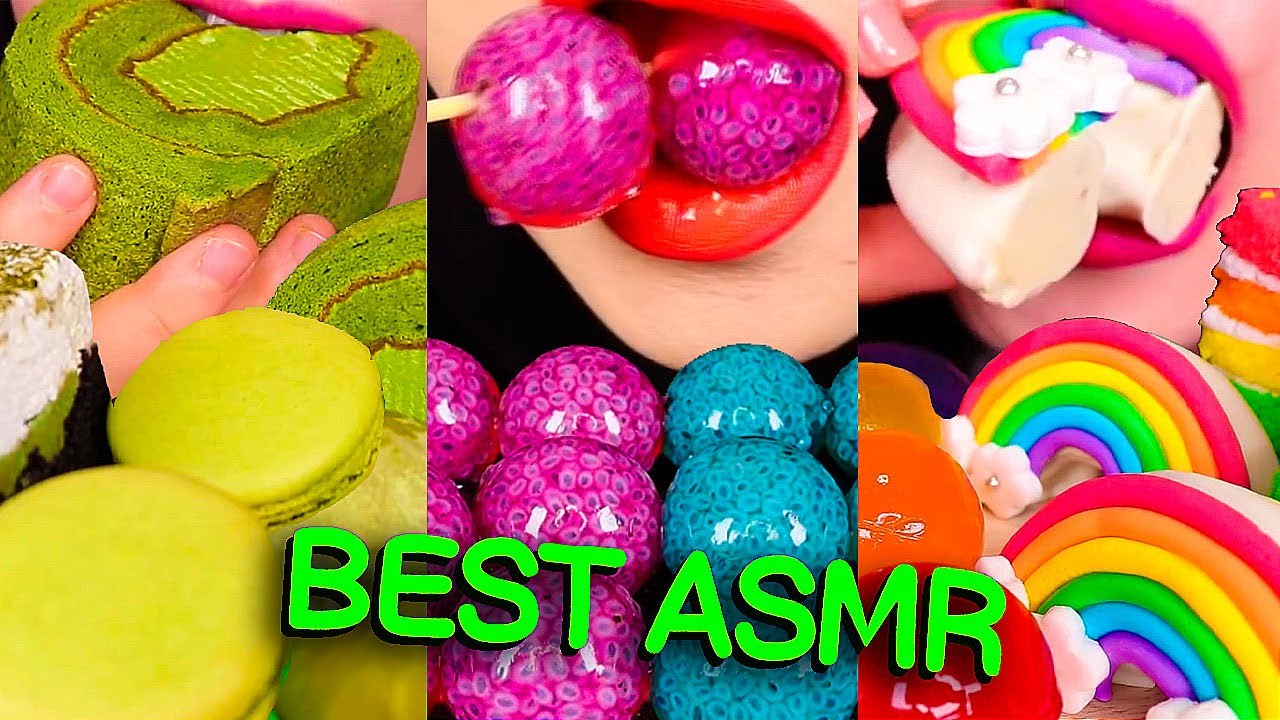 Best of Asmr eating compilation - HunniBee, Jane, Kim and Liz, Abbey ...