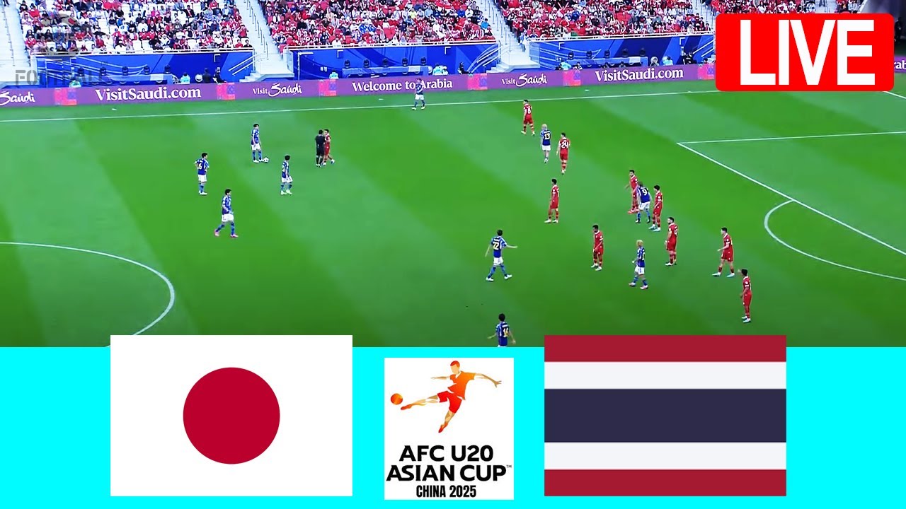JAPAN U20 VS THAILAND U20 |LIVE|⚽AFC U20 ASIAN CUP | MATCH LIVE TODAY ...