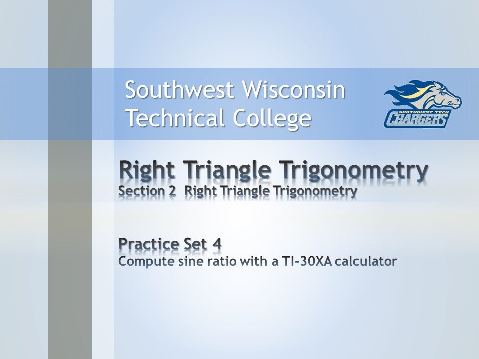 College Math Trigonometry Chapter PS 4 Compute The Sine Ratio Using college-math-trigonometry-chapter-ps-4-compute-the-sine-ratio-using