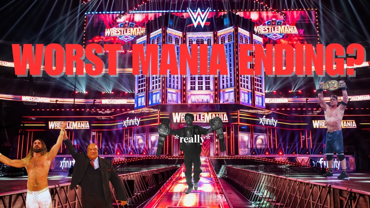 The Most Anticlimactic WrestleMania Ending Ever… - YouTube