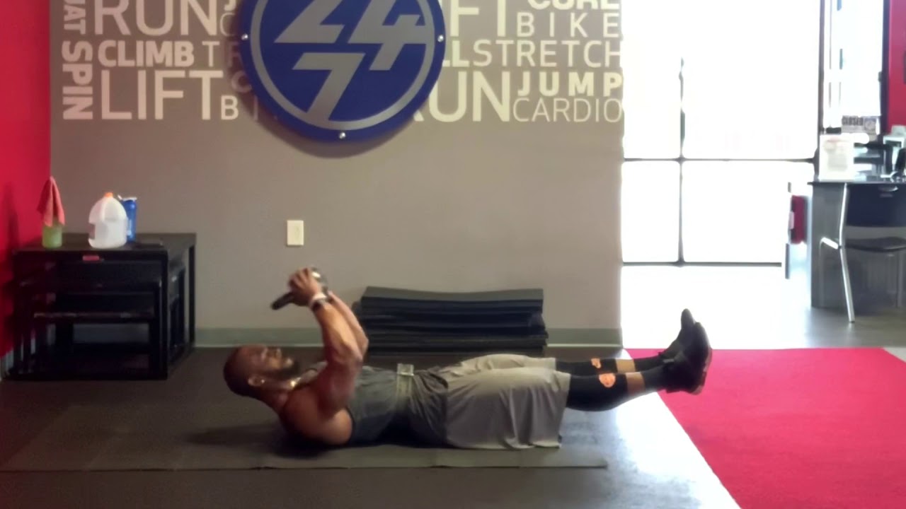 DT FITNESS 365 - EXERCISES - 1-KB LYING PULLOVERS + STATIC LEG LIFT ...