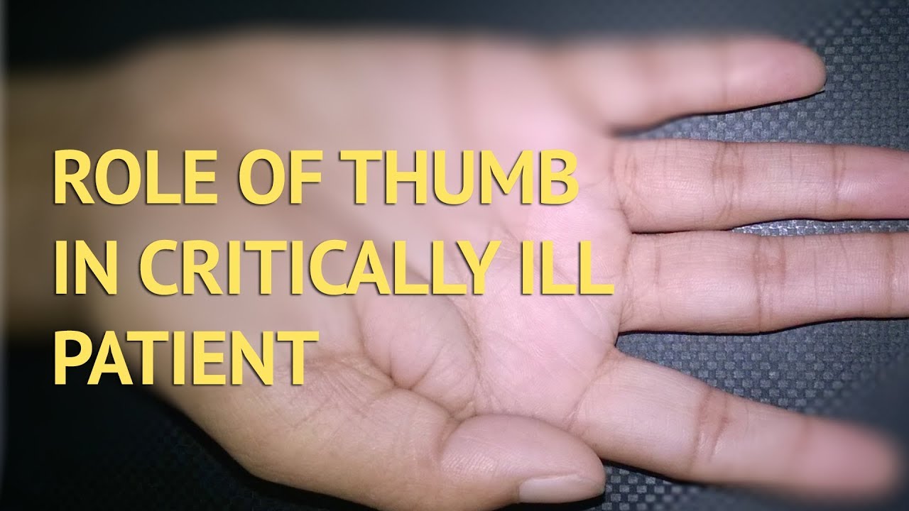 Role of Thumb in Disease | Palmistry - YouTube