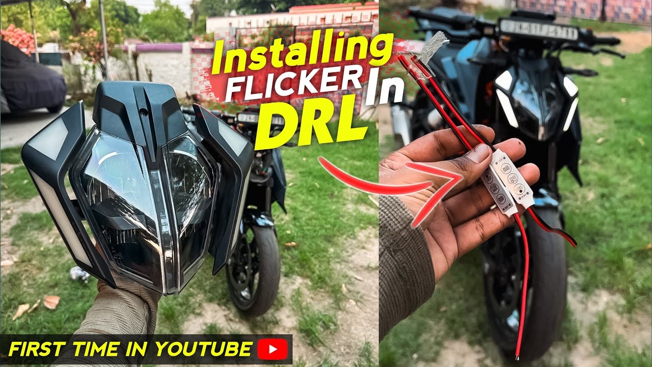 KTM DUKE 390 Gen 3 DRL Flicker Installation | Duke 390 Modification 🚀 ...