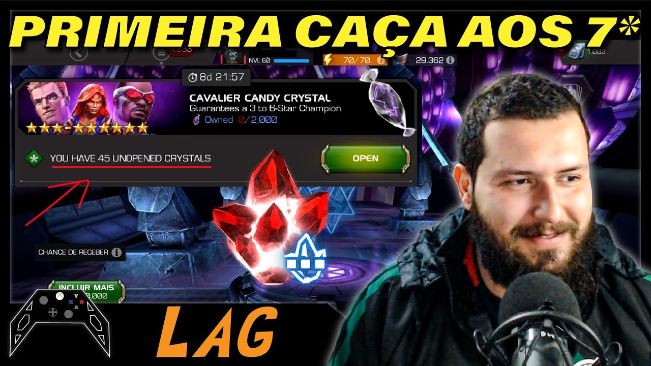 MARVEL TORNEIO DE CAMPEÕES | Primeira abertura de cristais de CAÇA AOS ...