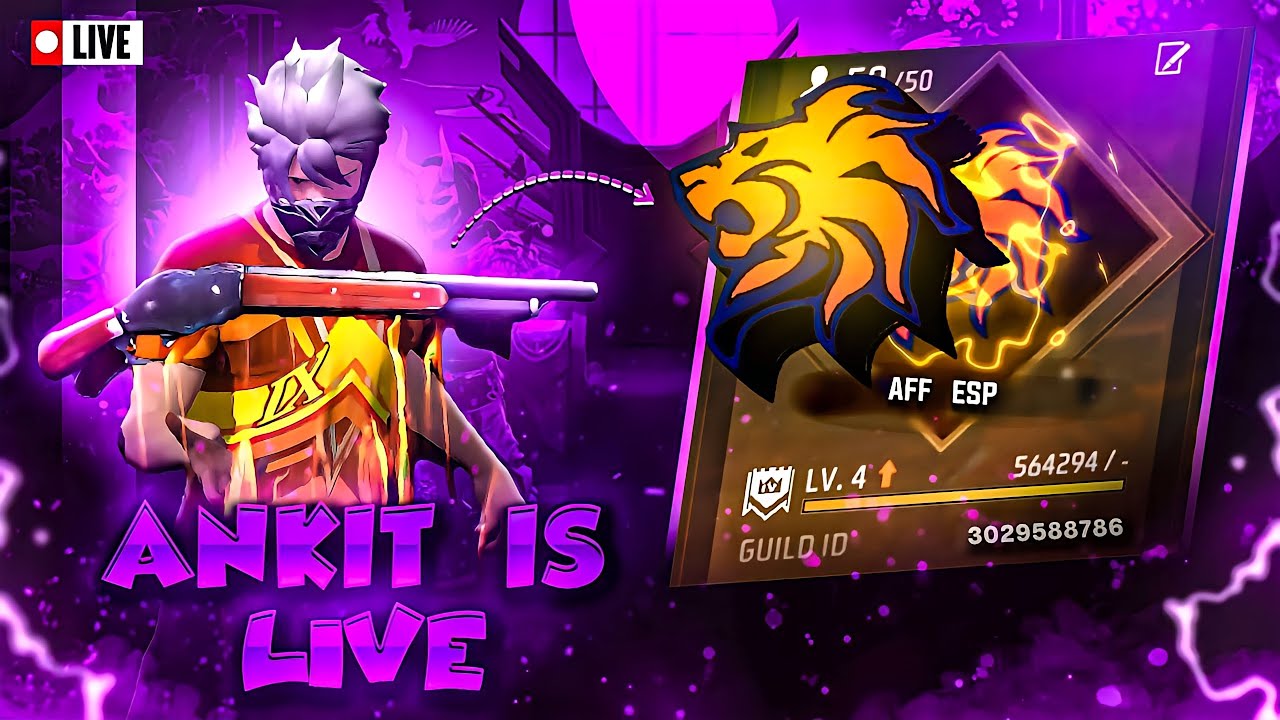 Ff Live Guild Test 👽⚡|| ff Live Custom Room 😱 #freefirelive # ...