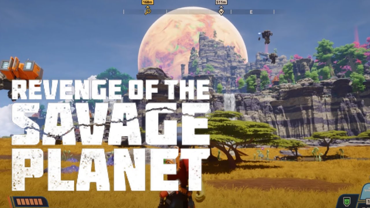 HOW BIG ARE THE MAPS in Revenge of the Savage Planet? Run Across the Maps - YouTube