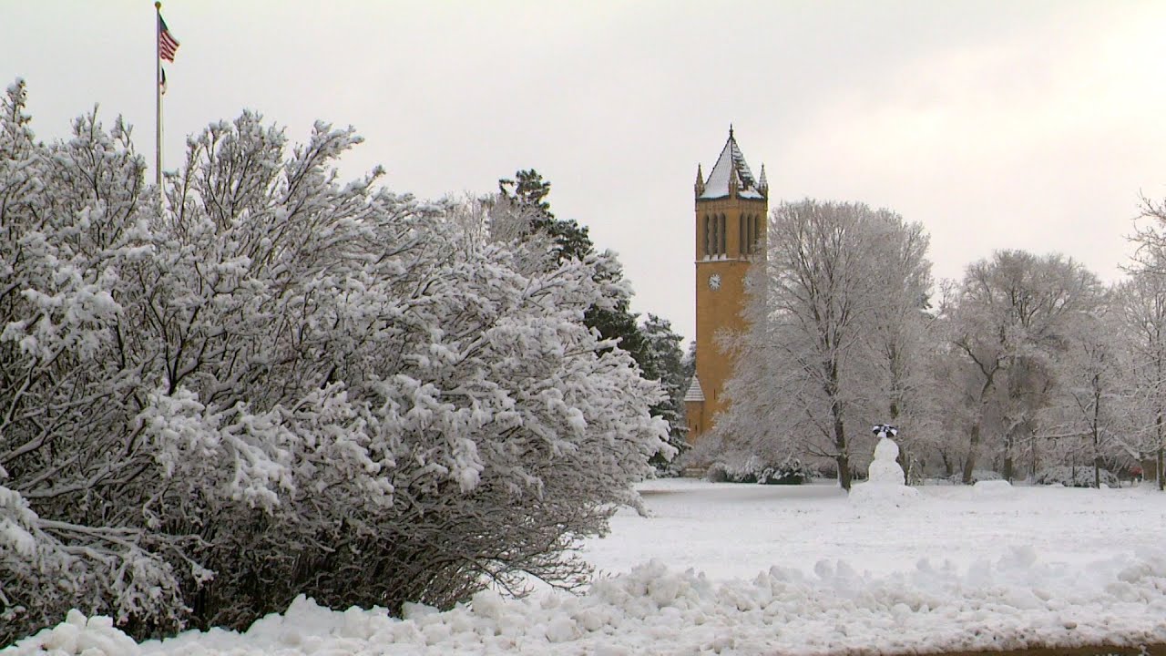 Iowa State University Campus Winter