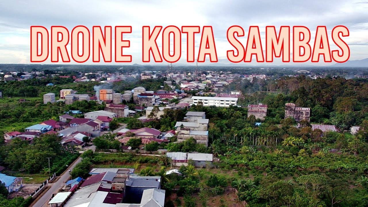 desa lumbang sambas ||view drone sjrc pro 11 4k - YouTube