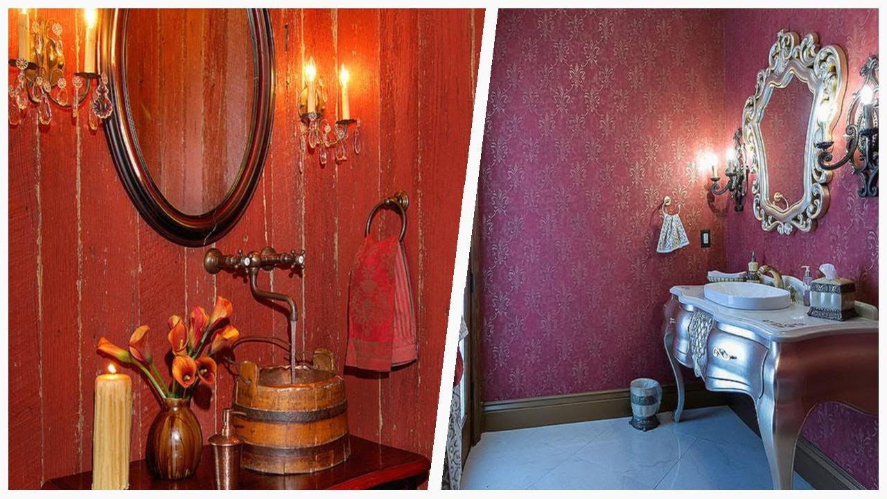 Essential Tips for Red Powder Room Cabinet Design | Designer CheatSheet