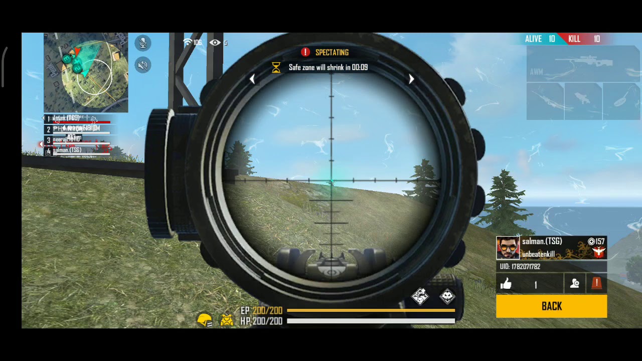 Headshot haking free fire 🔥 game play 25my - YouTube