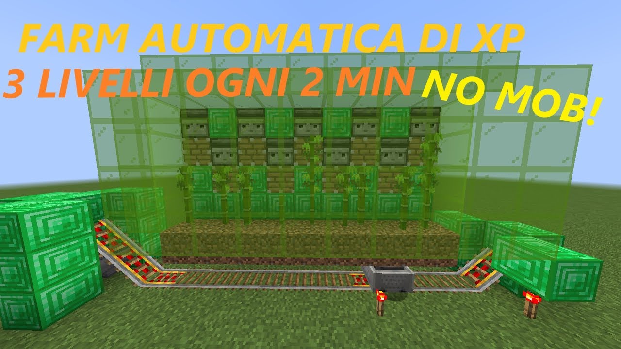 FARM DI XP OP! POCHI MATERIALI E NIENTE MOB! TUTORIAL ITA - YouTube