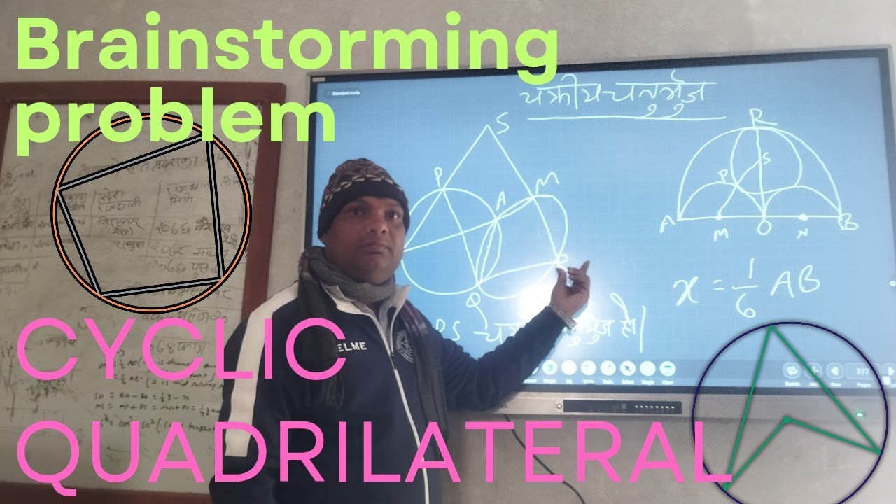 Cyclic Quadrilateral 1||Creative Problem solving||Brainstorming problem ...