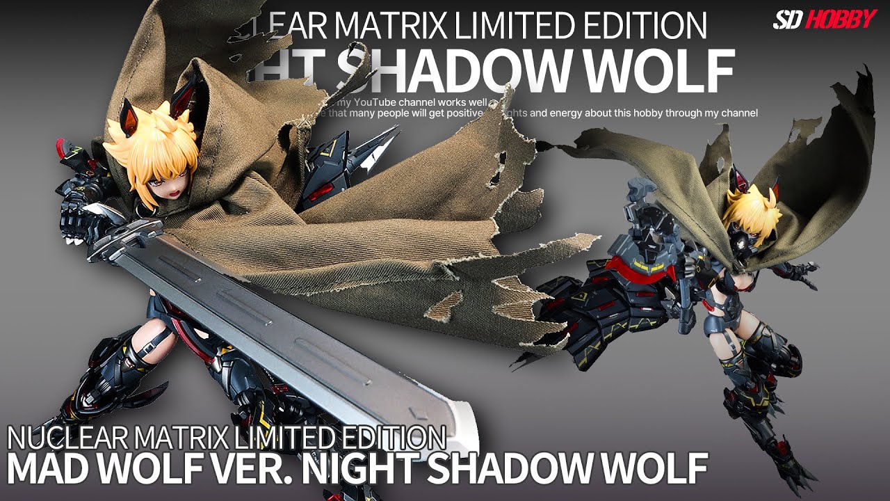 Nuclear Matrix Limited Edition Mad Wolf Ver. Night Shadow Wolf ASMR ...