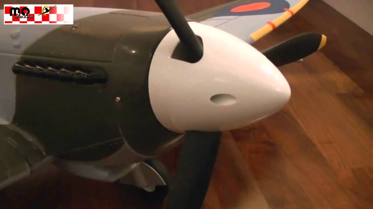 RC Spitfire Warbird XL 1400mm Review - YouTube