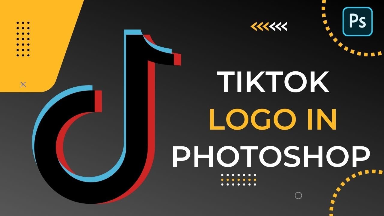 How to design TIKTOK Logo in Photoshop | Photoshop tutorial | 2022 ...