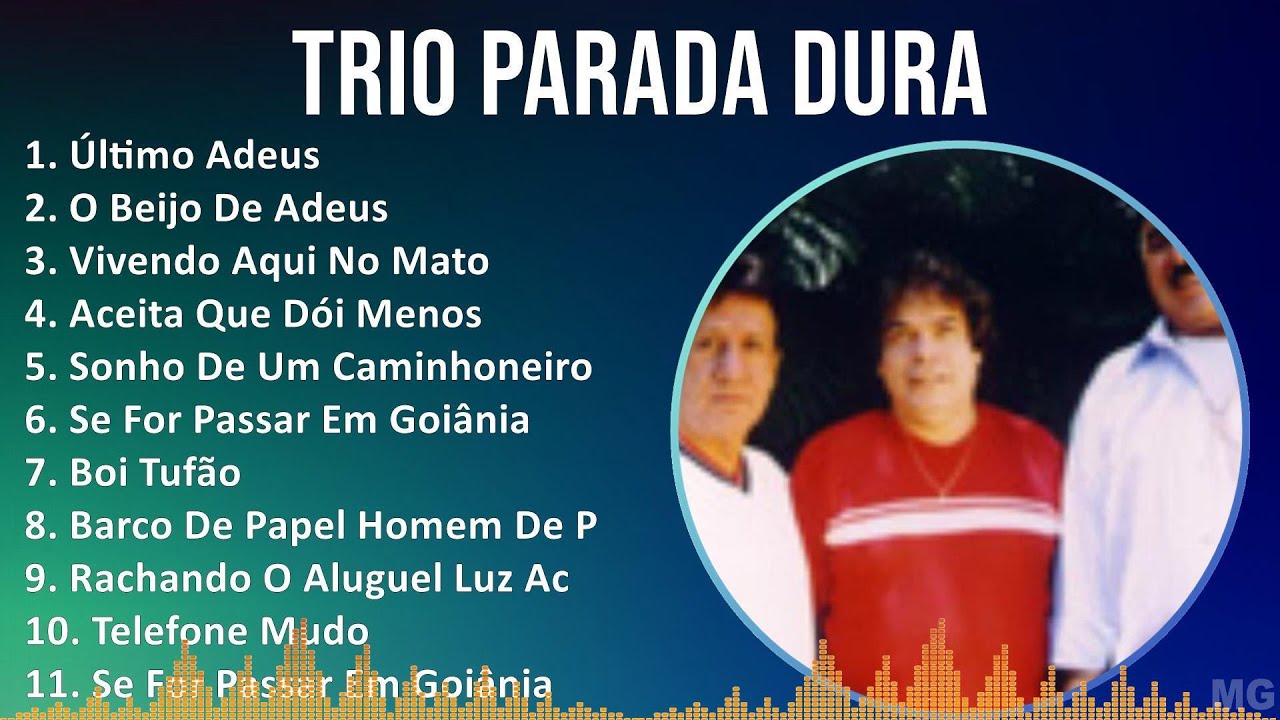 Trio Parada Dura 2024 MIX CD COMPLETO - Último Adeus, O Beijo De Adeus ...