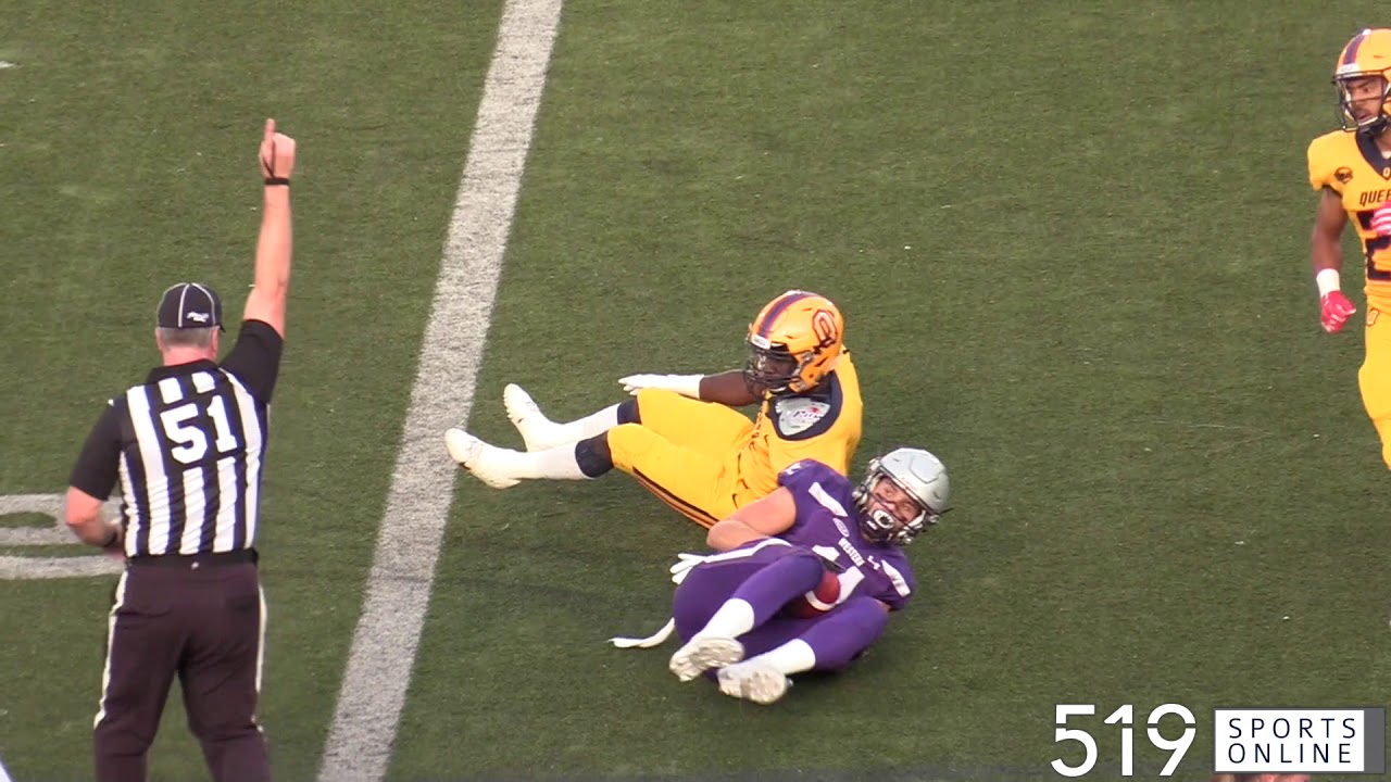 OUA Football - Queens Gaels vs Western Mustangs - YouTube