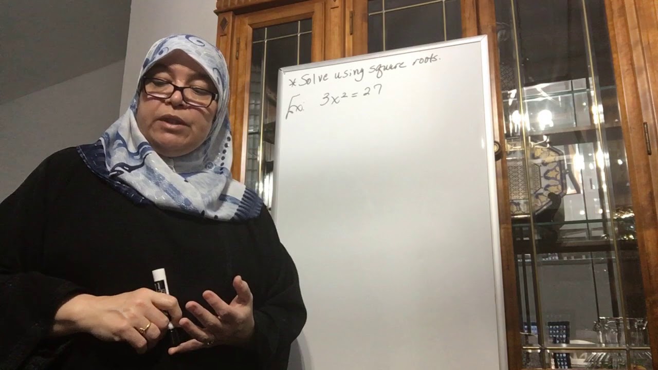 Algebra 1 Chapter 8.5 Lecture - YouTube