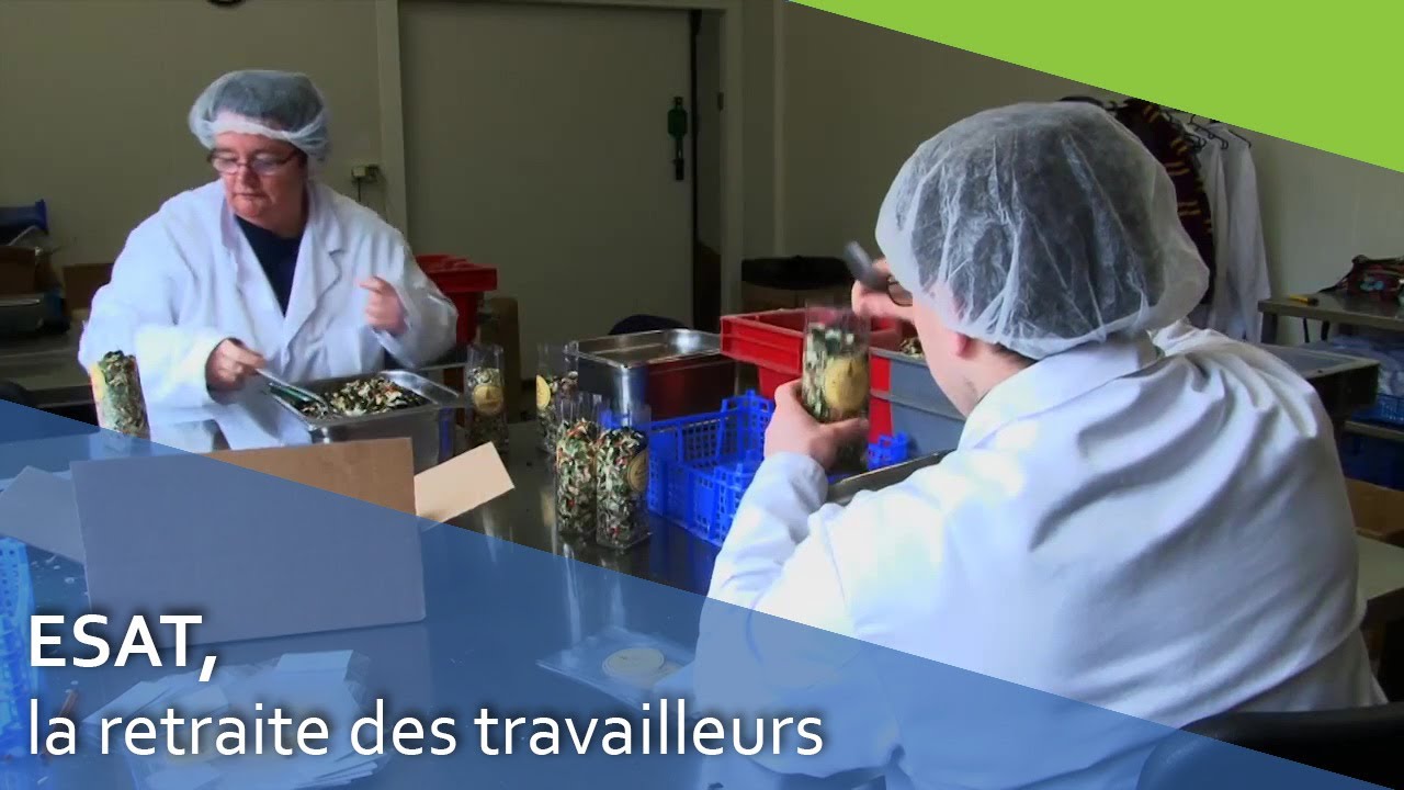 La retraite des handicapés ESAT - YouTube