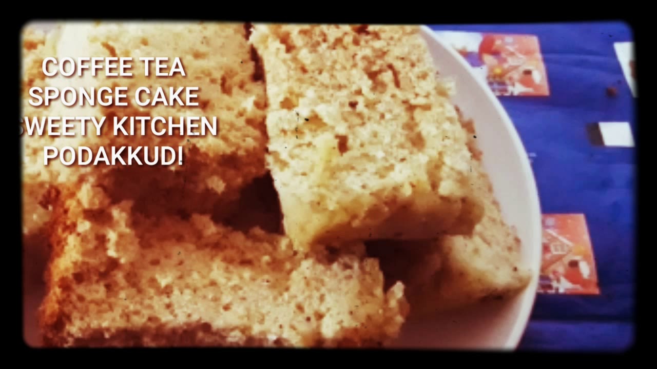 EASY METHOD//COFFEE TEA SPONGE CAKE RECEIPE. - YouTube