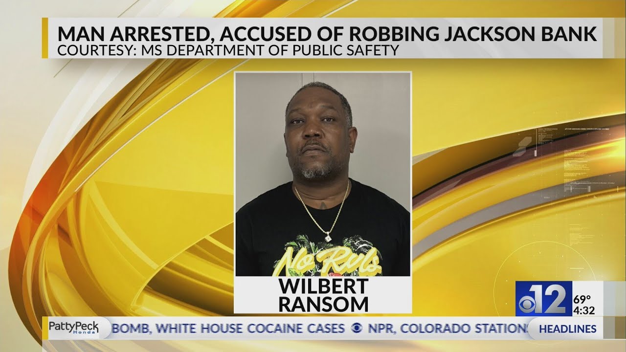 Brandon man arrested for Jackson bank robbery - YouTube