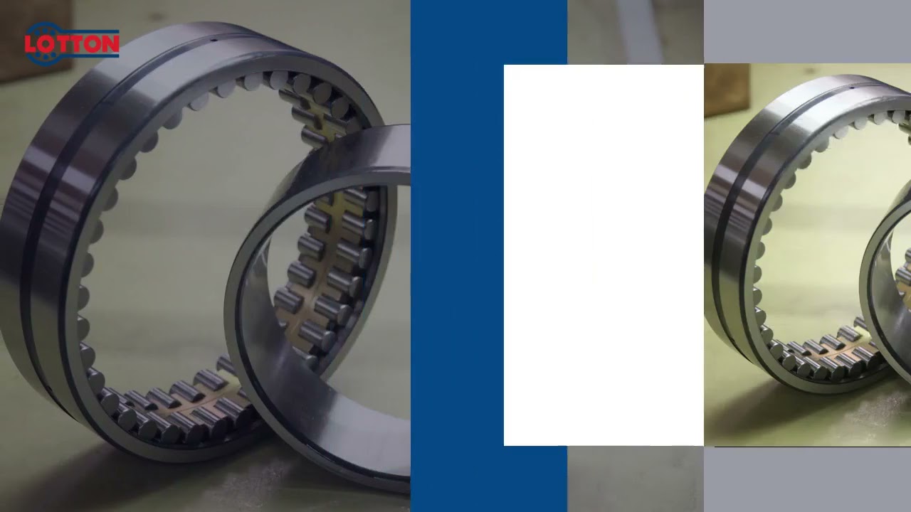 double row cylindrical roller bearings - YouTube