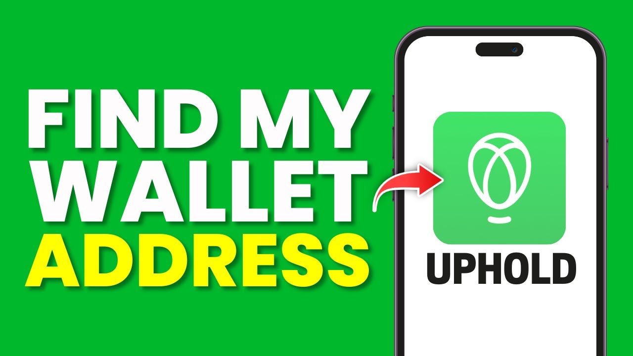 How To Find My Uphold Wallet Address (Full Guide) - YouTube