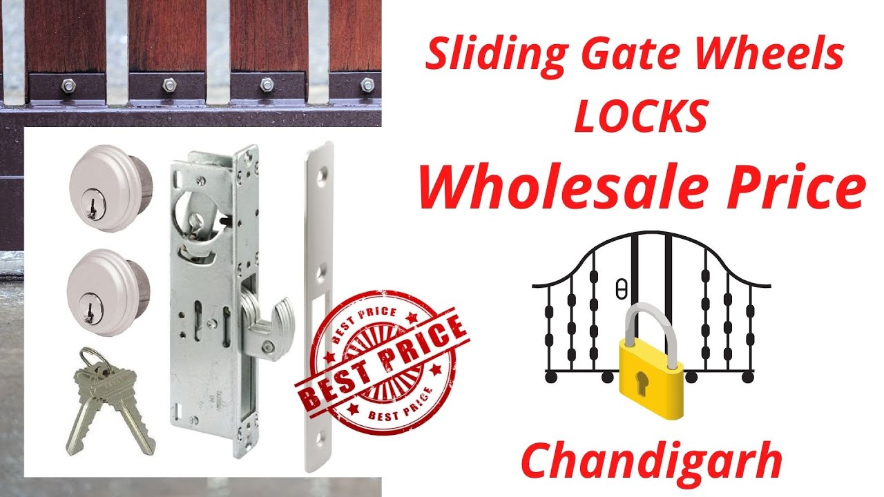 Sliding Gate Wheels Locks, Types and Wholesale price. - YouTube