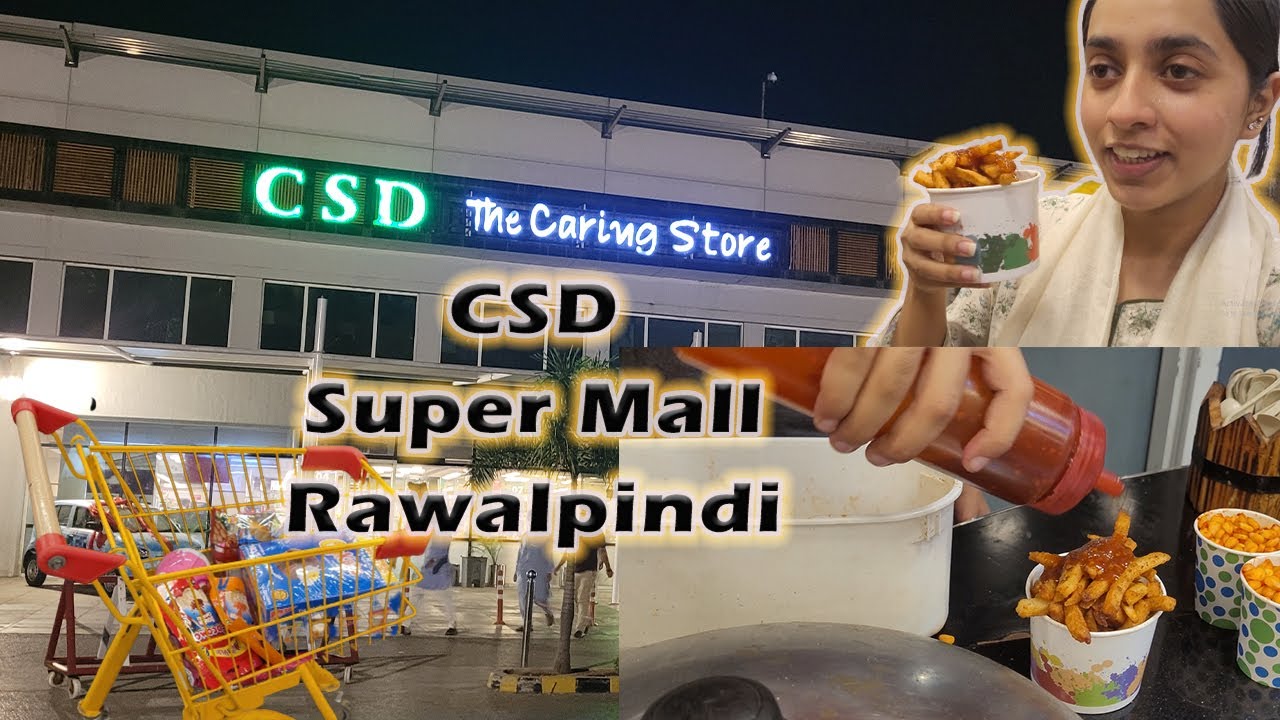 CSD Rawalpindi Vlog | Super Mall | Random visit | Fakhar and Hania😜👍 ...