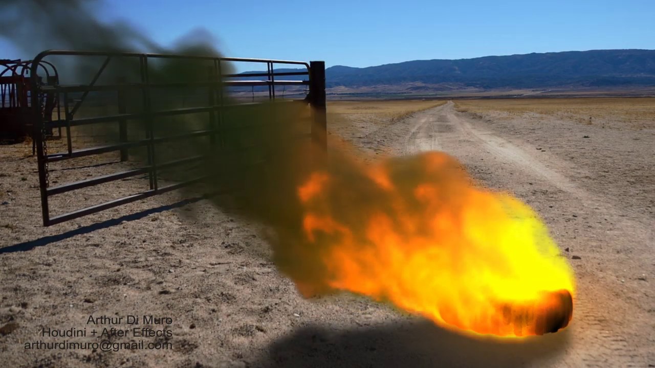 Tire on Fire, Houdini animation - showreel - YouTube