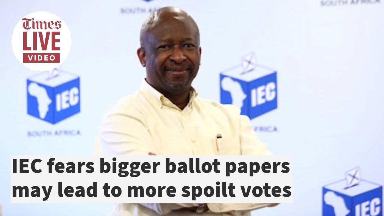 IEC fears bigger ballot papers may lead to more spoilt votes - YouTube
