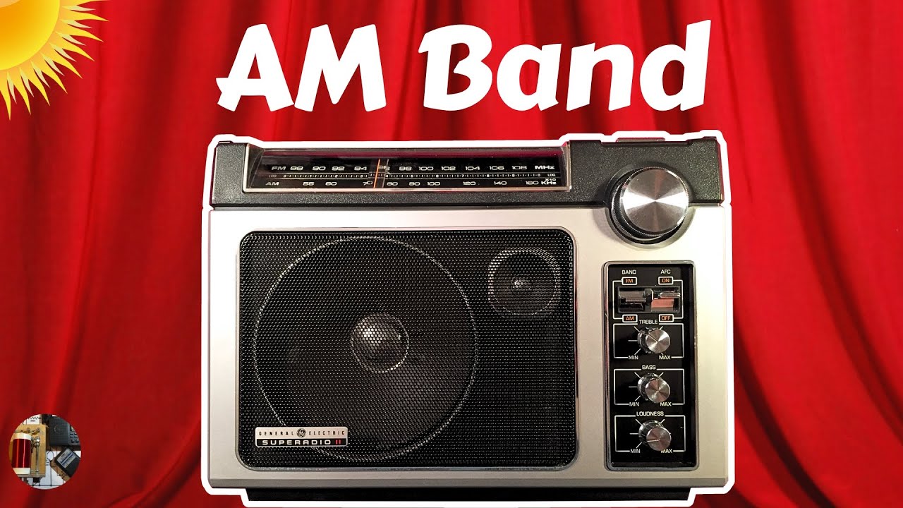 GE Superadio II Classic AM FM Radio Daytime AM Band Scan Chicago Area ...