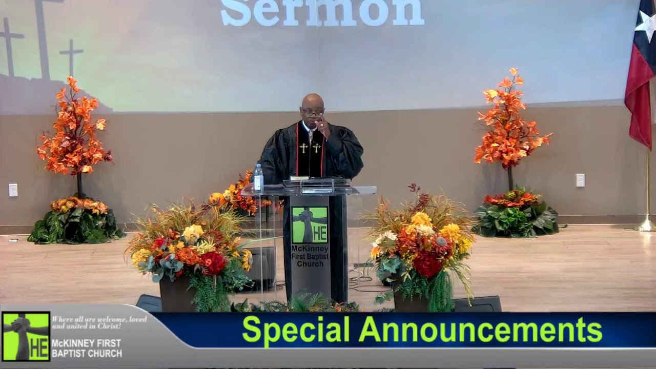TMFBC MCKINNEY TX PASTOR LOUIS ROSENTHAL - YouTube