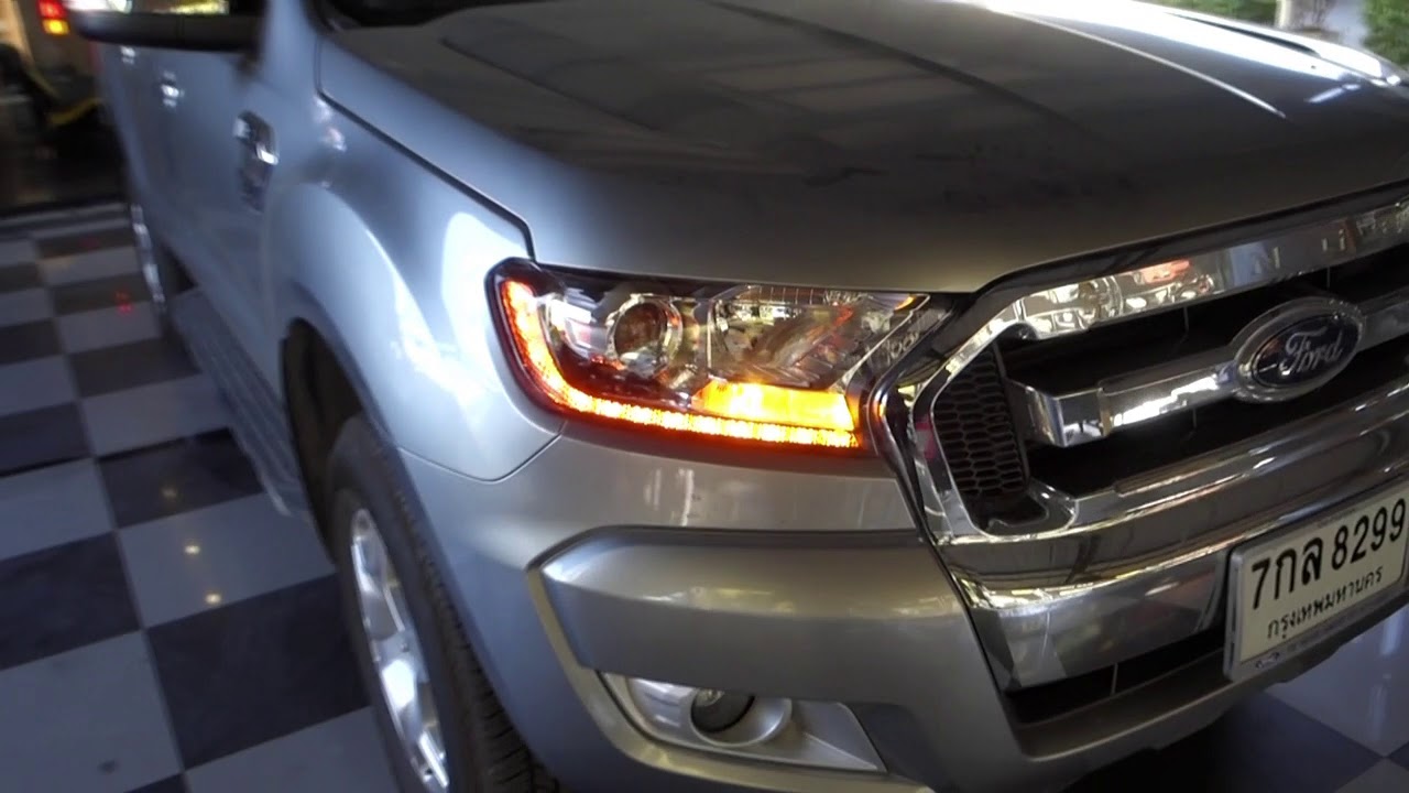 FORD RANGER DAY LIGHT RAPTOR STYLE BY SRAUTOCAR - YouTube