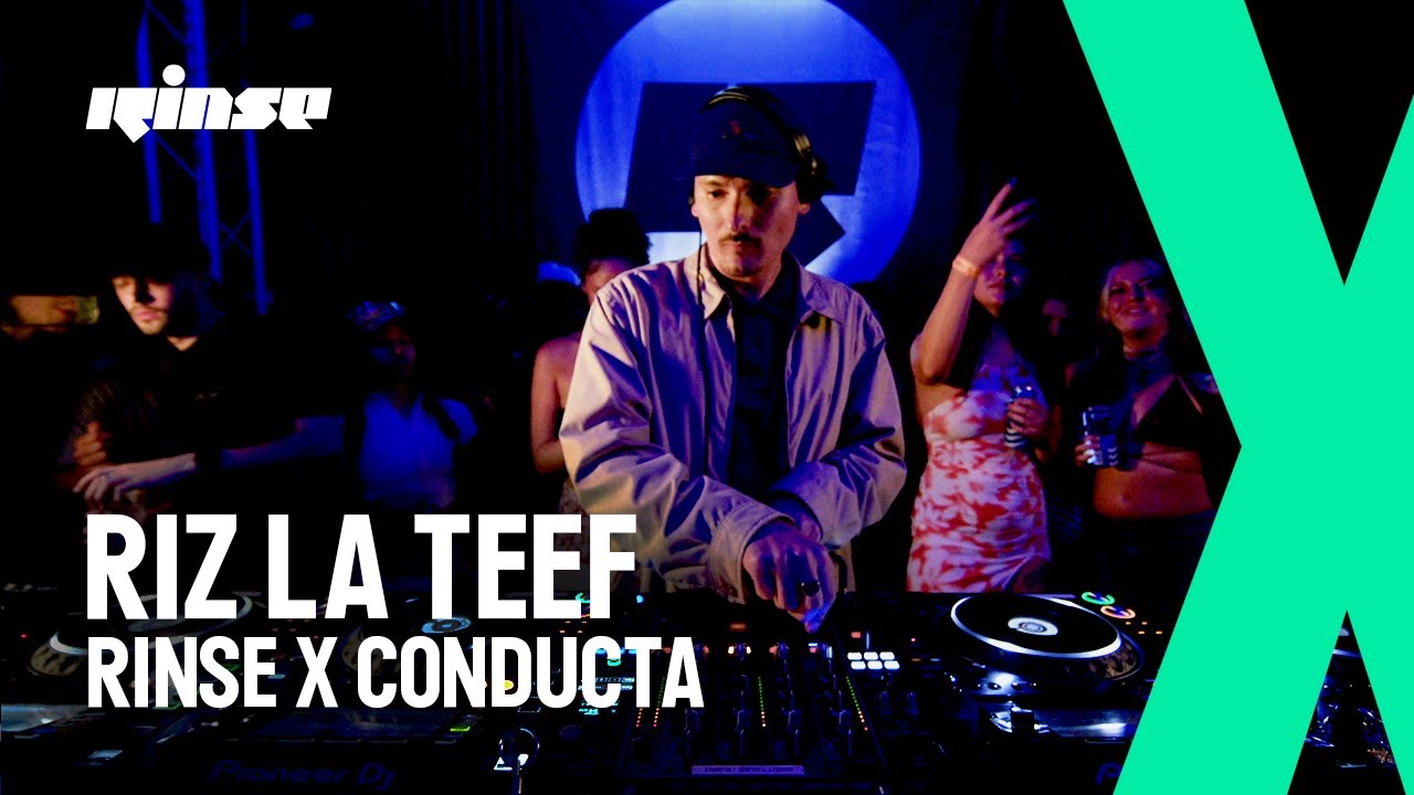 Riz La Teef at Rinse X Conducta live from Summer Terrace 23 | Rinse FM ...