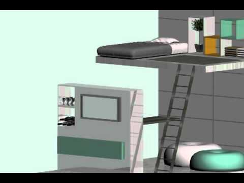 espacio multifuncional 3dmax CEDIM - YouTube