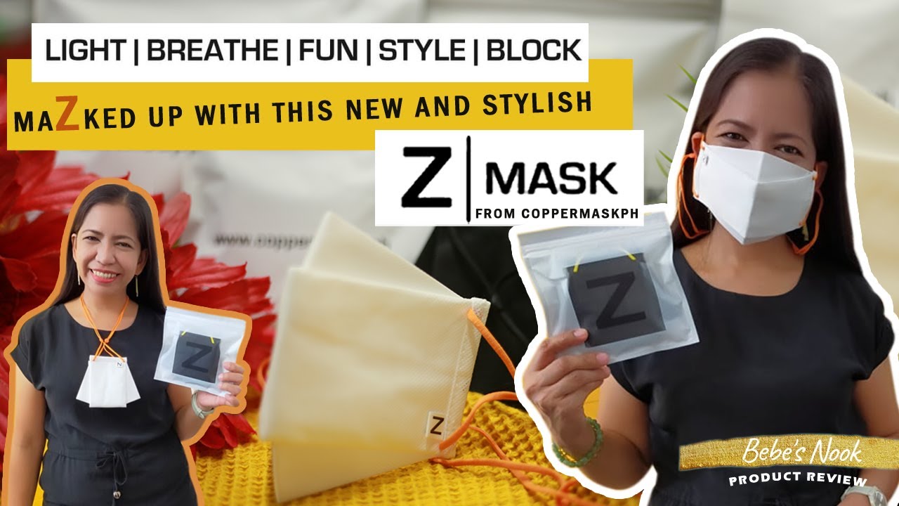 Z MASK UNBOXING AND REVIEW | THE NEW AND STYLISH MASK FROM COPPERMASKPH ...