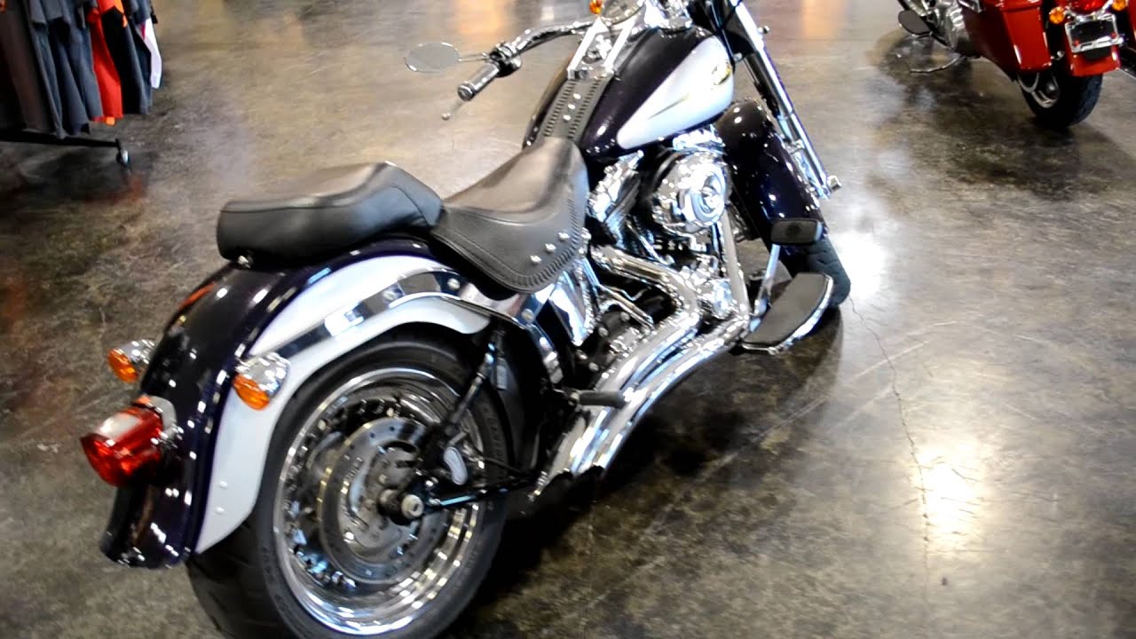 2009 Harley-Davidson FLSTF Softail® Fat Boy - YouTube