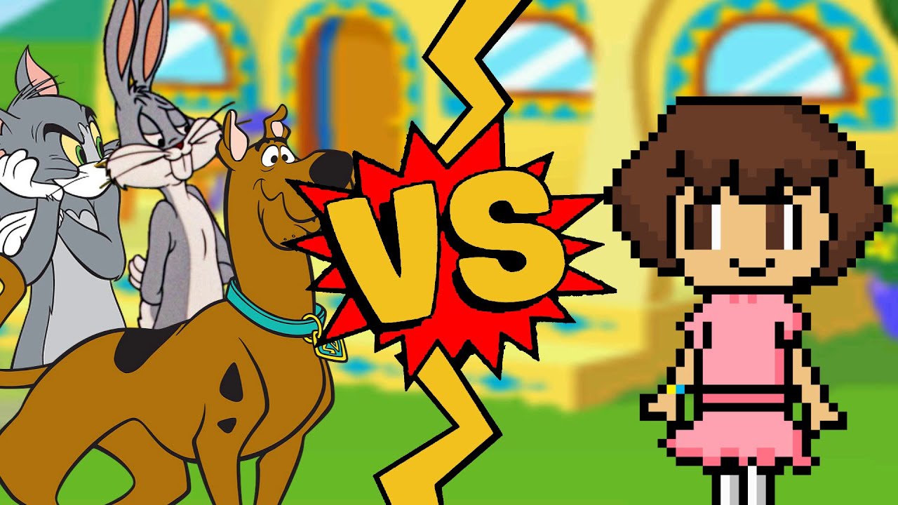 M.U.G.E.N Battles | Tom/Bugs Bunny/Scooby-Doo vs Dora the Explorer ...