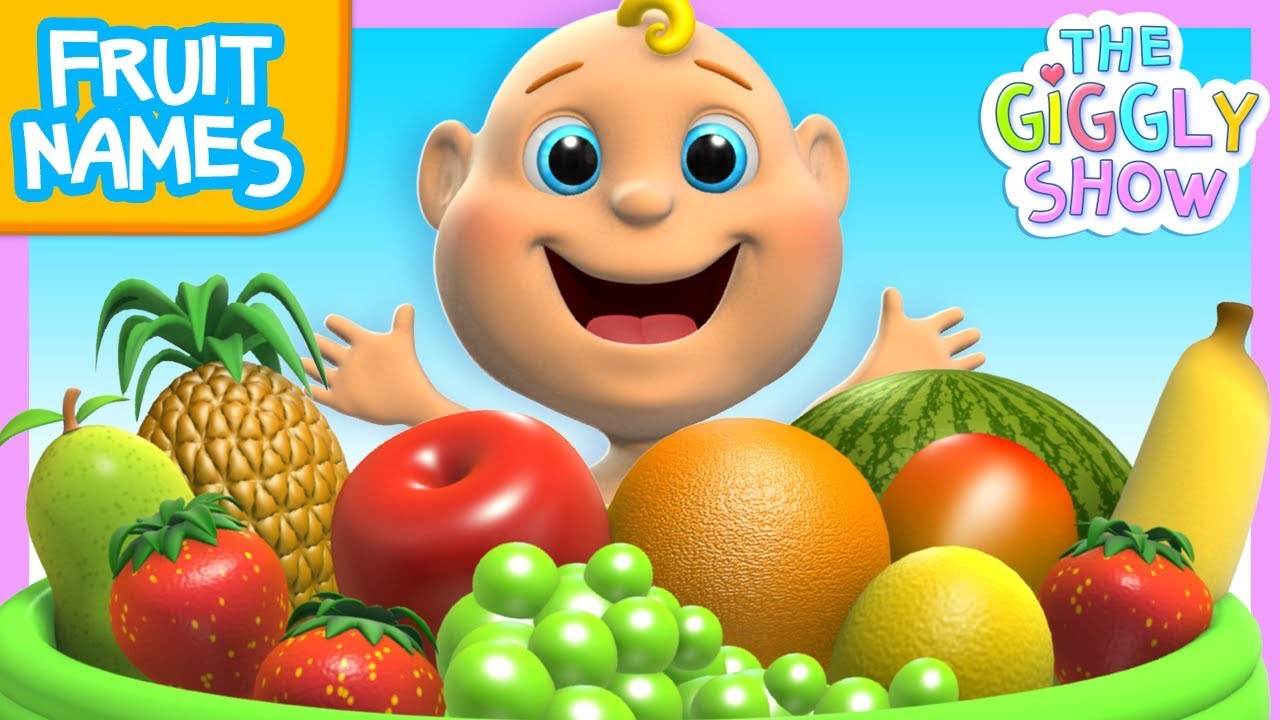 Learn Fruit Names for Kids - Fun 3D animation - YouTube