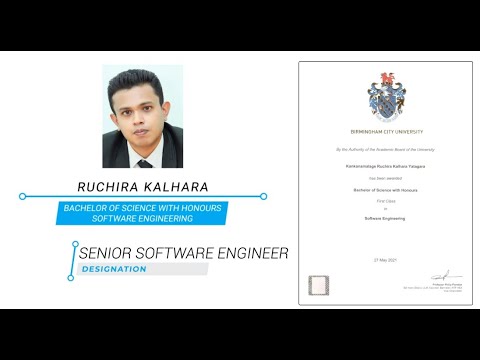 Ruchira Kalhara | BCU Interview |Graduate of Java Institute| Senior Software Engineer - YouTube