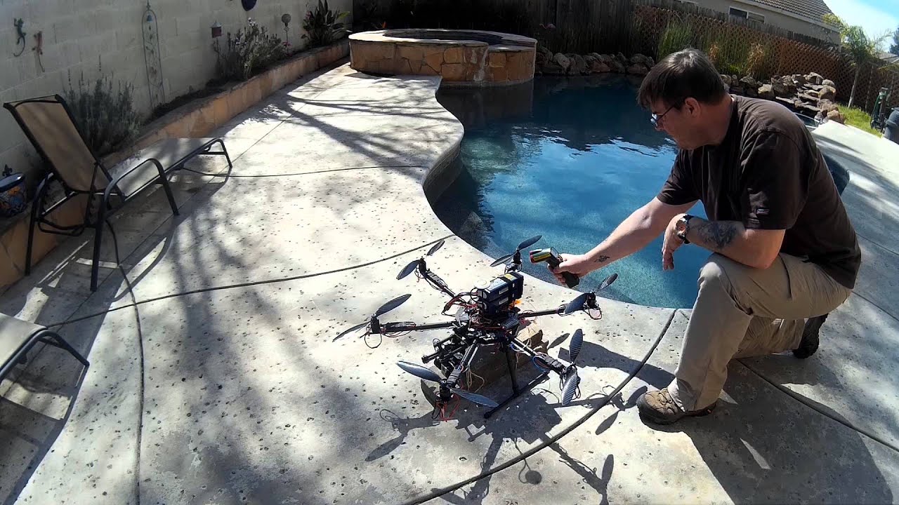 Tarot 680 build log #6 compoment placement, testing, first flight - YouTube