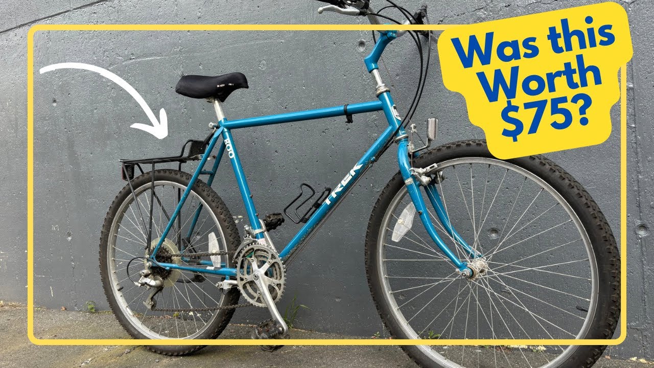 1988 Trek 800 Vintage Steel Mountain Bike - YouTube