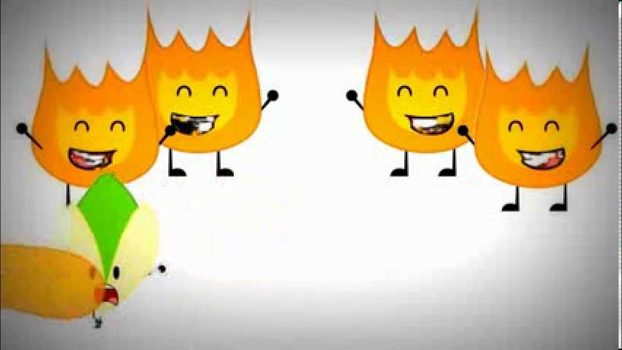 It Burns Burns BFDI slowed down - YouTube