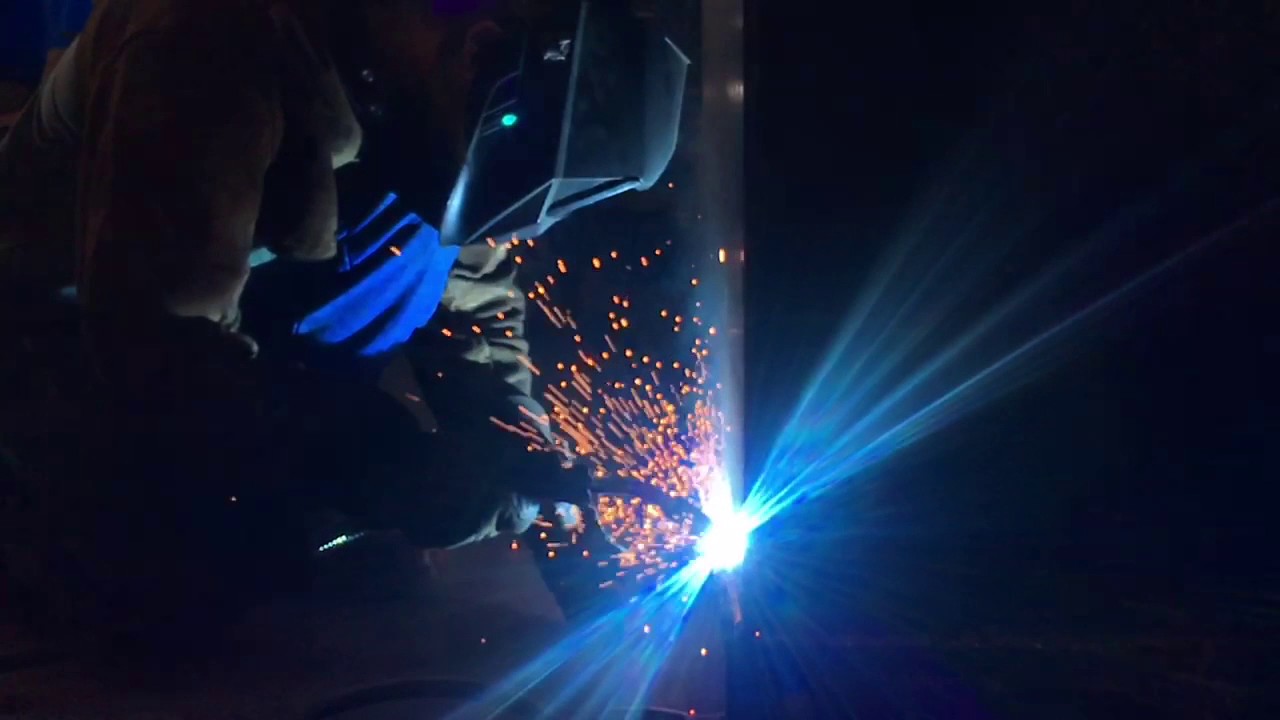 Welding captured in SLOW motion! - YouTube