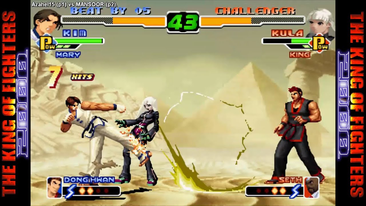 KOF 2000 Combo Kim ST Dong Hwan Fightcade - YouTube