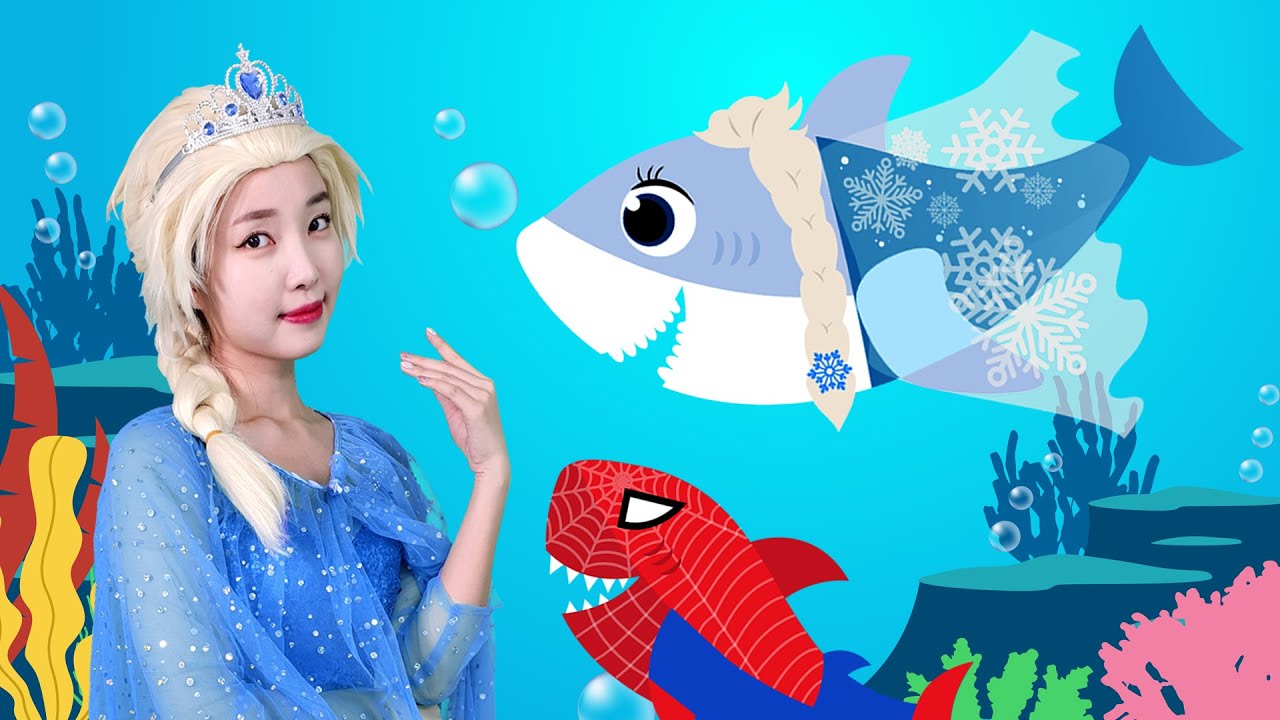 baby shark heroes & Princess Nusery Rhymes for kids 아기상어송 슈퍼히어로&공주 ...
